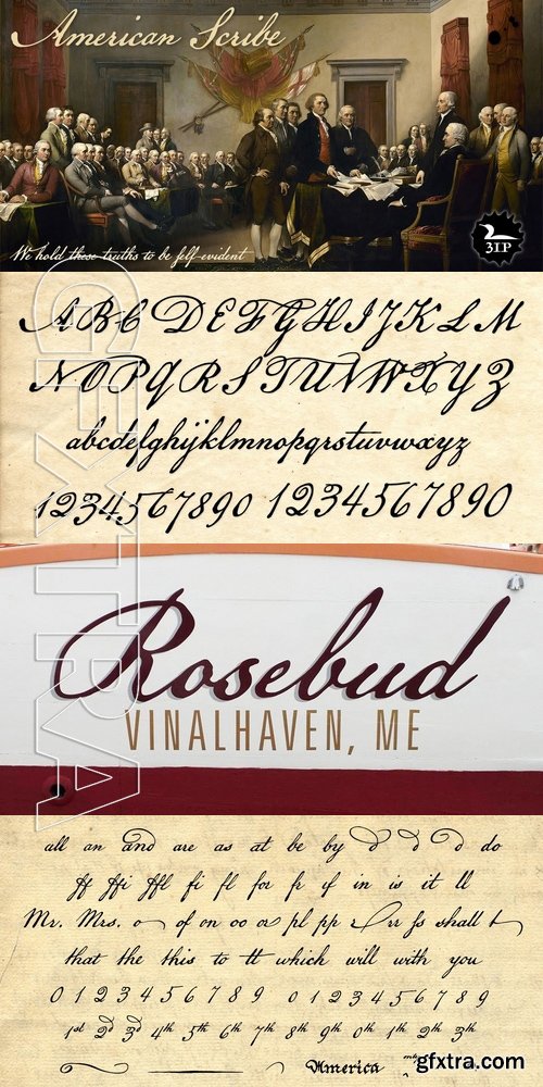 American Scribe Font