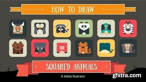 Digital Illustration: How to Draw Squared Animals in Adobe Illustrator ...
