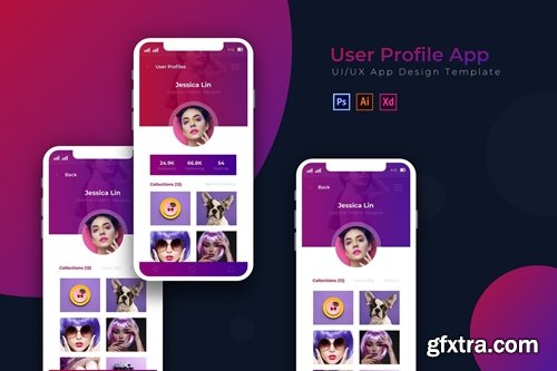 User Details | App Design Template » GFxtra