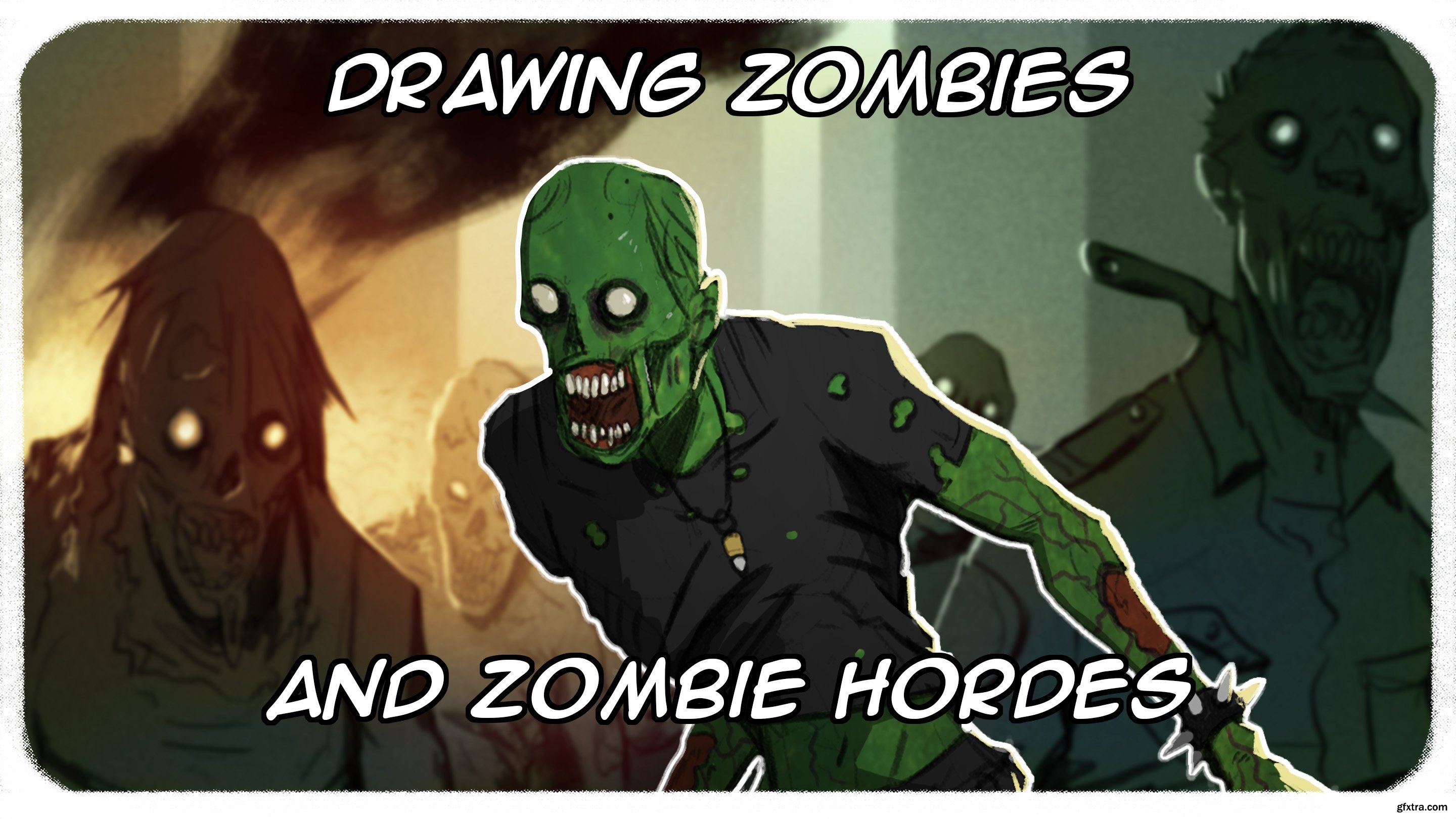 Drawing Zombies and Zombie Hordes