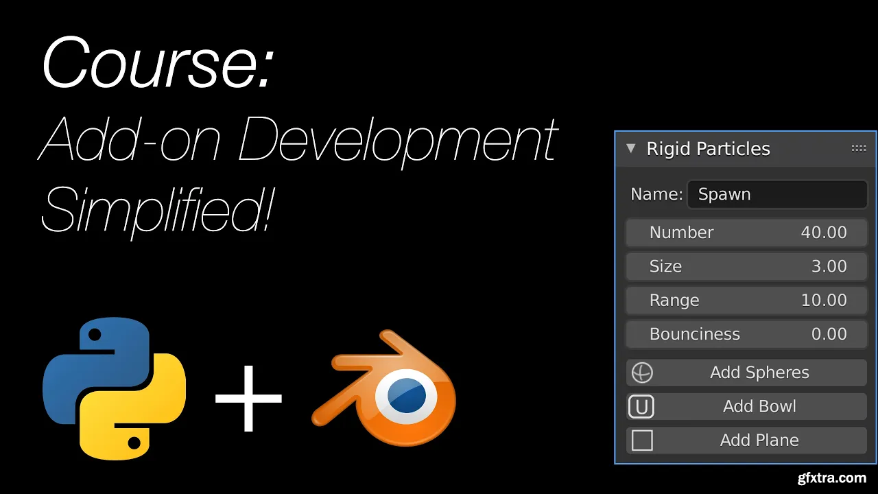 Gumroad - Blender Addon Development Simplified » GFxtra