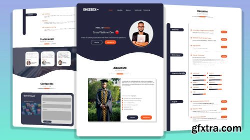 The Ultimate React Js Responsive Portfolio Website GFxtra