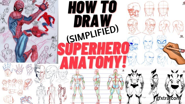How To Draw Simplified Superhero Anatomy GFxtra How To Draw Simplified Superhero Anatomy GFxtra