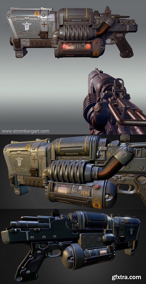 Wolfenstein Weapon 3D Model » GFxtra
