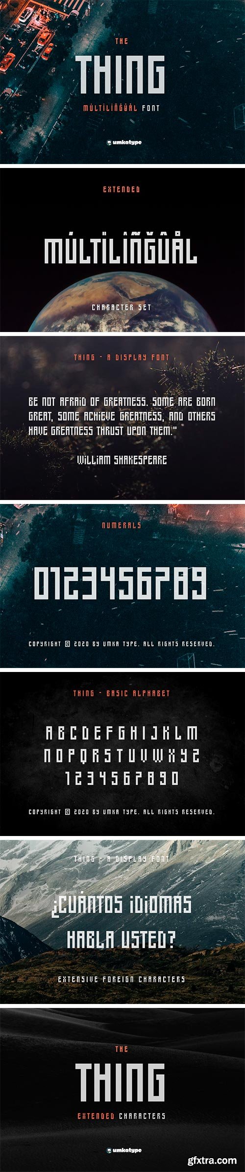 Thing Font » GFxtra