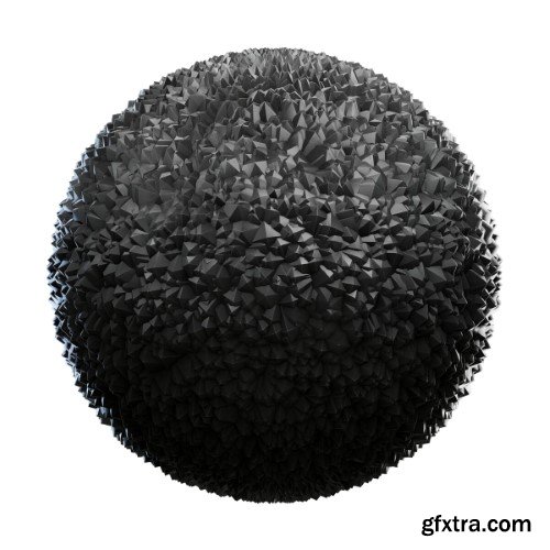 black abstract plastic 8K PBR Textures » GFxtra