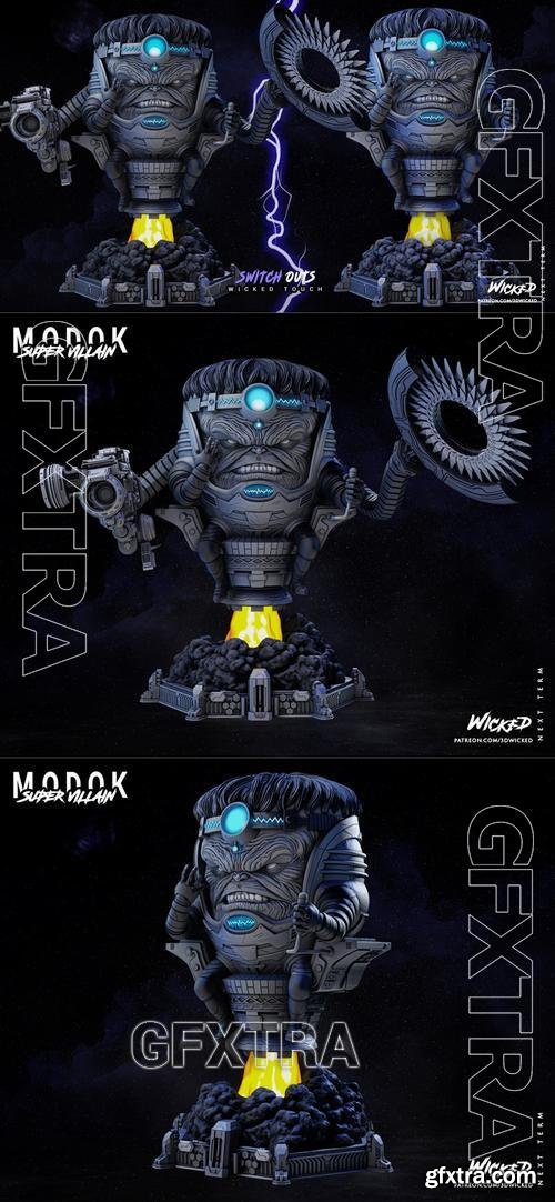 WICKED - Modok Sculpture – 3D Print Model » GFxtra